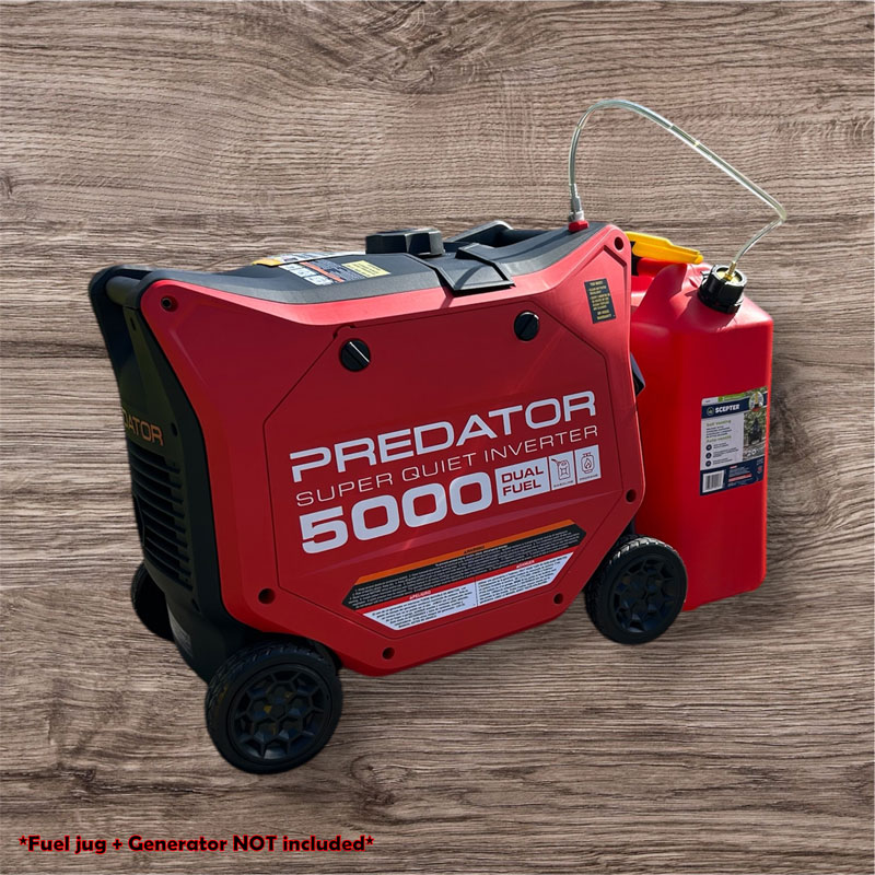 Predator 5000w Generator Extended Run Kit (Scepter Fuel Jug)